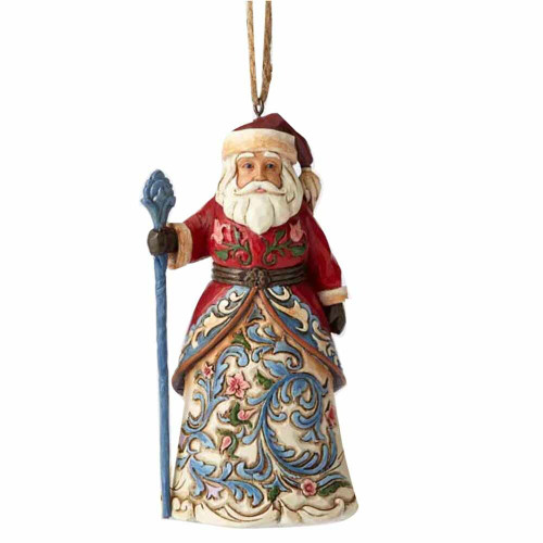 Jim Shore Santas of the World Norwegian Santa Ornament