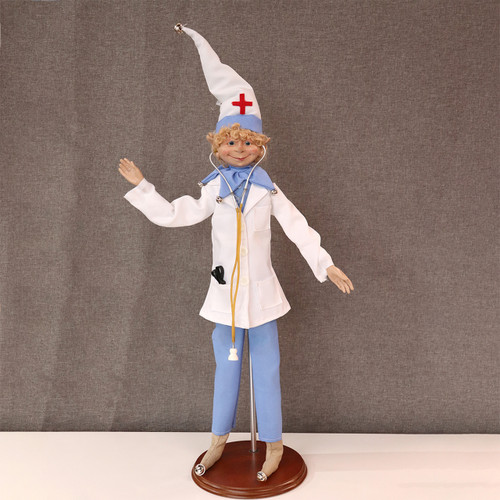 Doctor Christmas Elf with Stand - 65cm - Christmas Elves