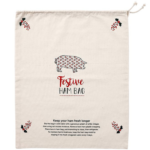 Festive Christmas Ham Bag - Christmas Elves