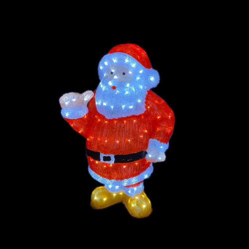 Acrylic LED Connectable Santa Claus Light - 90cm - Christmas Elves