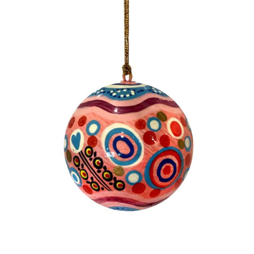 Aboriginal Christmas Bauble - Christmas Elves