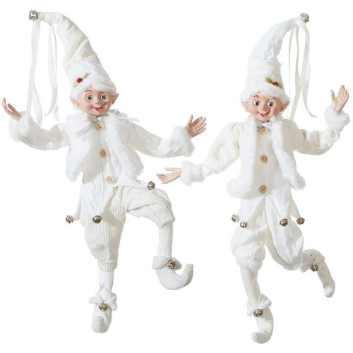 Christmas Winter Snow Posable Elf (2 Styles) - 41cm - Christmas Elves
