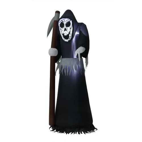 Grim Reaper Halloween Inflatable (Air powered) - 244cm - Christmas Elves