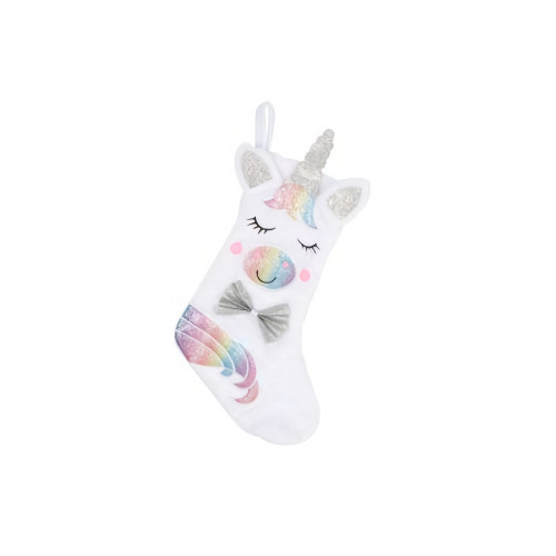 Unicorn Stocking Light Up - 40cm - Christmas Elves
