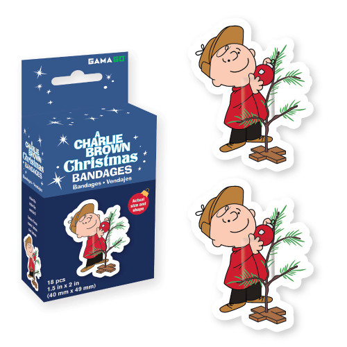 Charlie Brown Christmas Bandages (Pack of 18) - 5cm - Christmas Elves