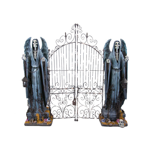 Katherines Tabletop Cemetery Gate - 66 cm - Christmas Elves