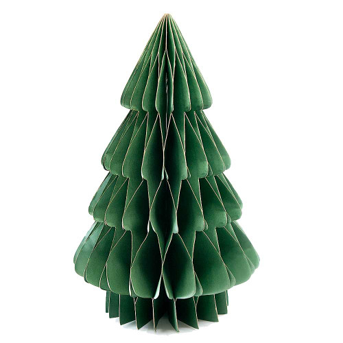 Dark Green Paper Christmas Tree - 30cm - Christmas Elves