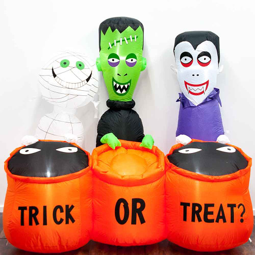 Inflatable Trick Or Treat Monsters - 150cm - Christmas Elves