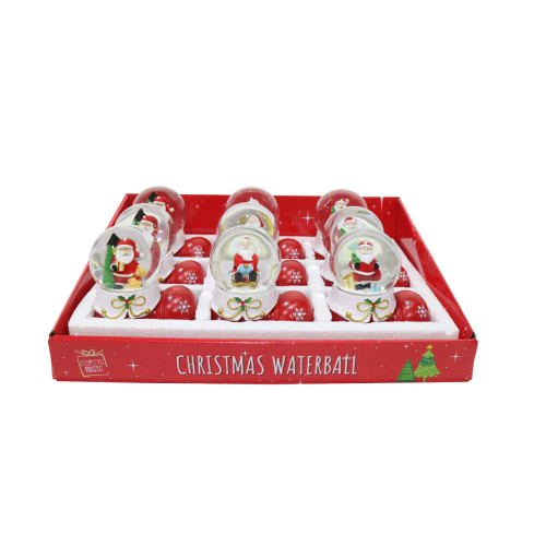 Santa Boot Waterball (3 Styles) - 10cm - Christmas Elves