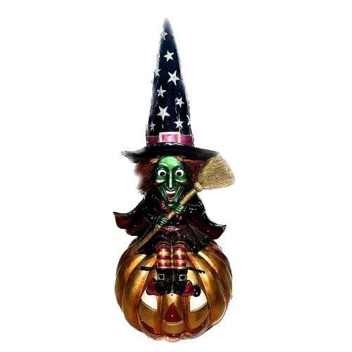 Motion Activated Witch LED - 128cm - Christmas Elves