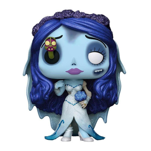 Corpse Bride Emily With Worm Diamond Glitter Pop! - 10cm - Christmas Elves