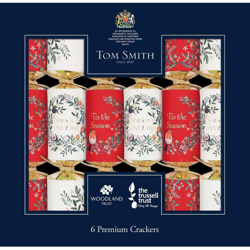 Traditional Premium Crackers (Pack of 6) - 35cm - Christmas Elves
