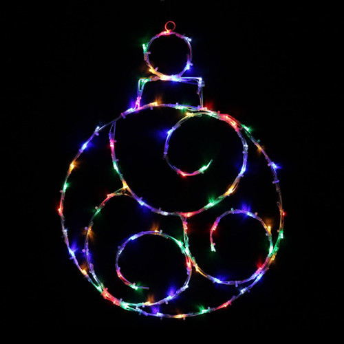 LED Bauble Ornament Motif Light Multicolour - 60cm - Christmas Elves