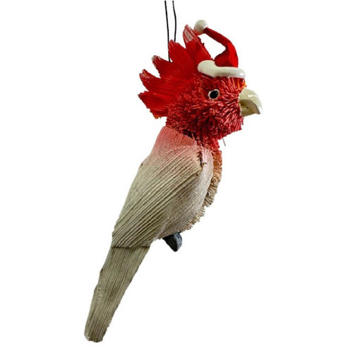 Aussie Christmas Major Mitchell Cockatoo - 9cm - Christmas Elves