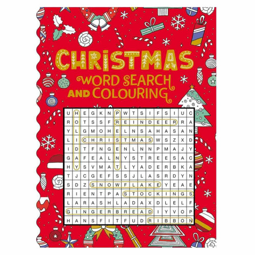 Christmas Word Search Puzzles and Colouring - 27.5cm - Christmas Elves