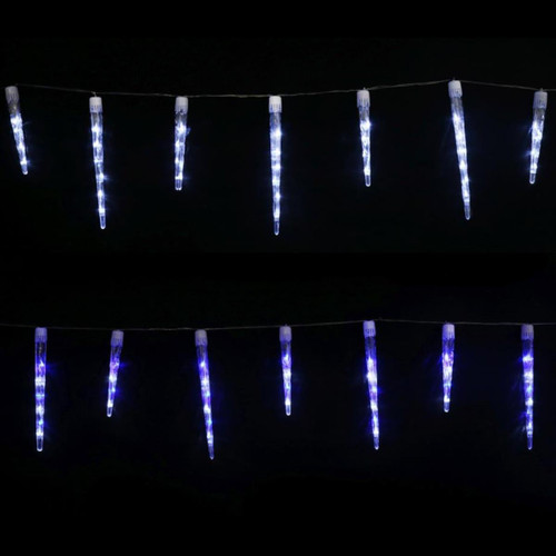 Icicle Tube Lights (2 Colours, Set of 24) - 4.6m - Christmas Elves