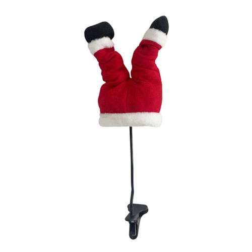 Santa Animated Kicking Legs - 72cm - Christmas Elves