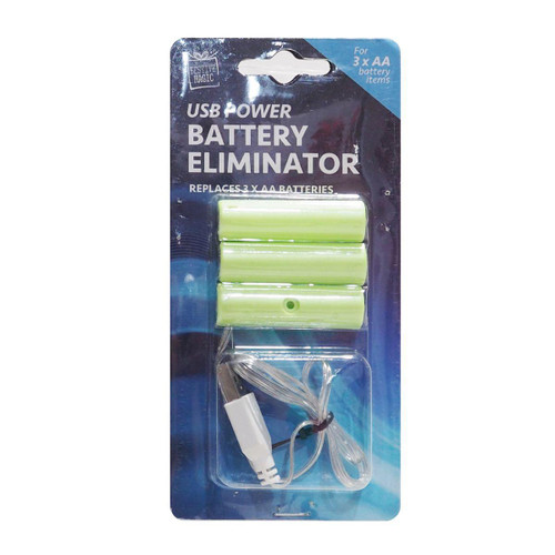 USB Battery Replacer (3 AA Pack) - Christmas Elves
