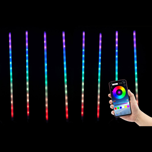 App Controlled Light Show LED Path Poles (Set of 10) - Christmas Elves