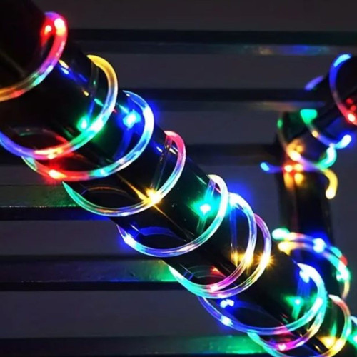 LED Tube Ropelight Flashing Multicolour - 30m - Christmas Elves