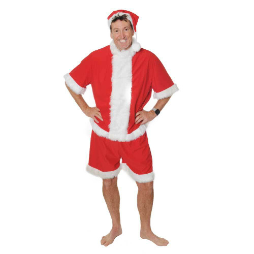 Deluxe Summer Santa Suit - Stand Out in Style