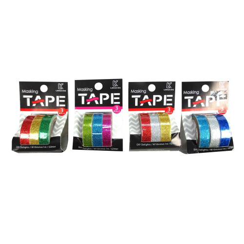 Glitter Sticky Tape - Sparkling Finishing Touch for Gifts