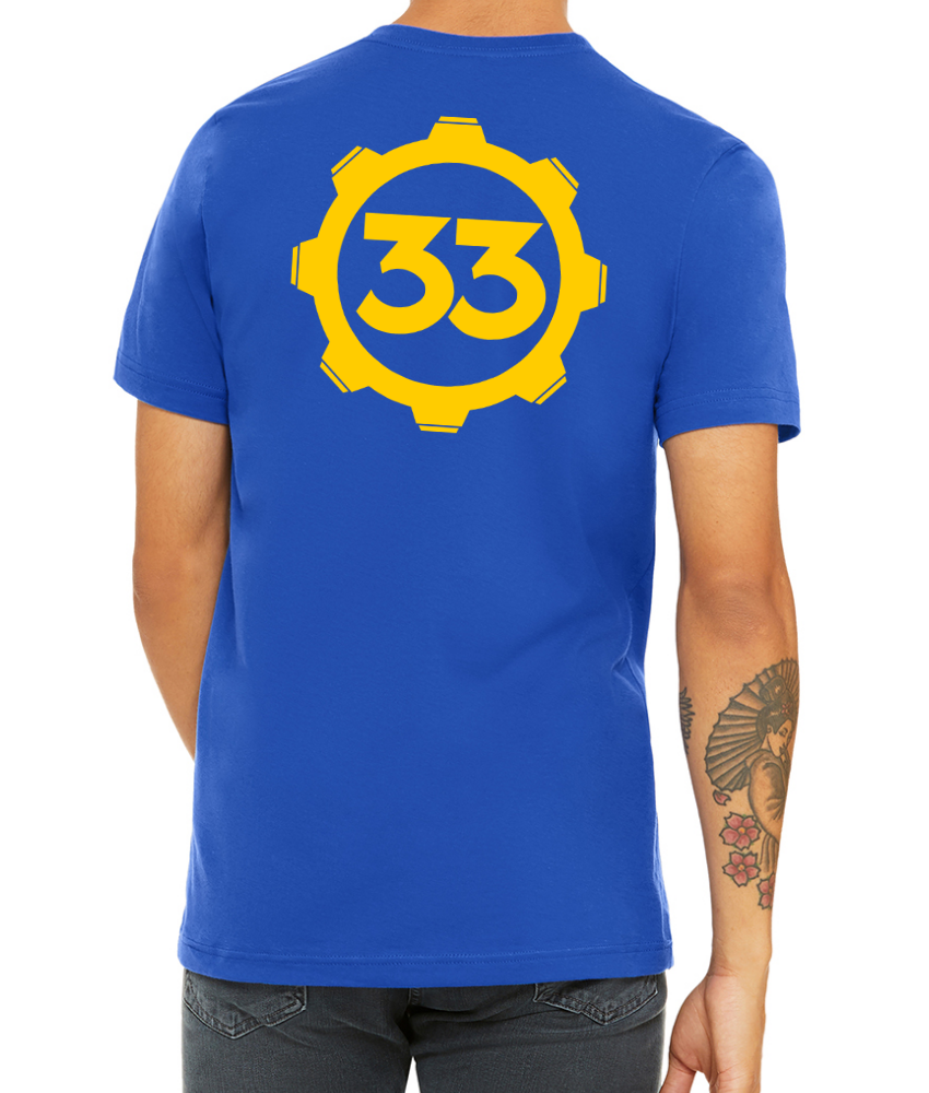 VAULT TEC T-SHIRT - LEVEL UP VIDEO GAMES