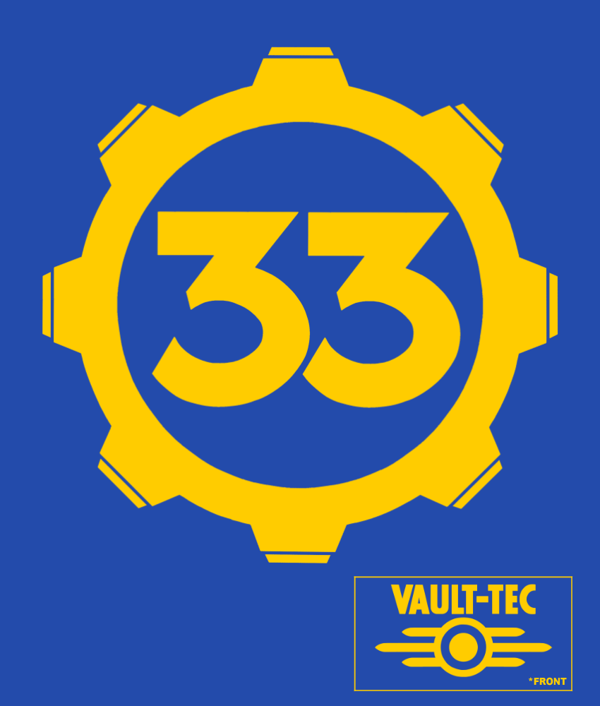VAULT TEC T-SHIRT - LEVEL UP VIDEO GAMES