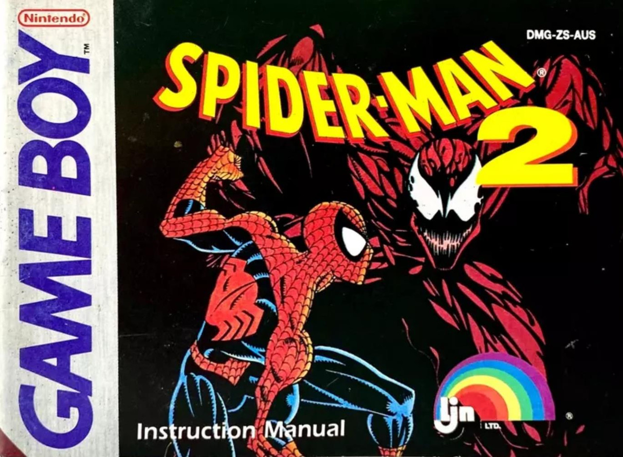 *USED* GB SPIDER-MAN 2 (MANUAL ONLY) - LEVEL UP VIDEO GAMES