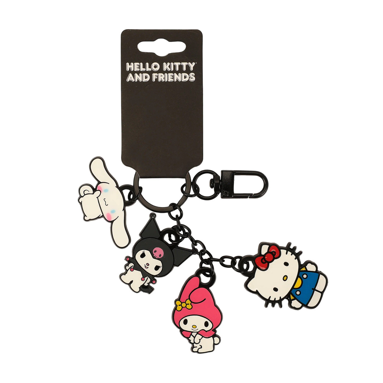 SANRIO FRIENDS ENAMEL MULTI CHARM KEYCHAIN (#198996449580) - LEVEL UP ...