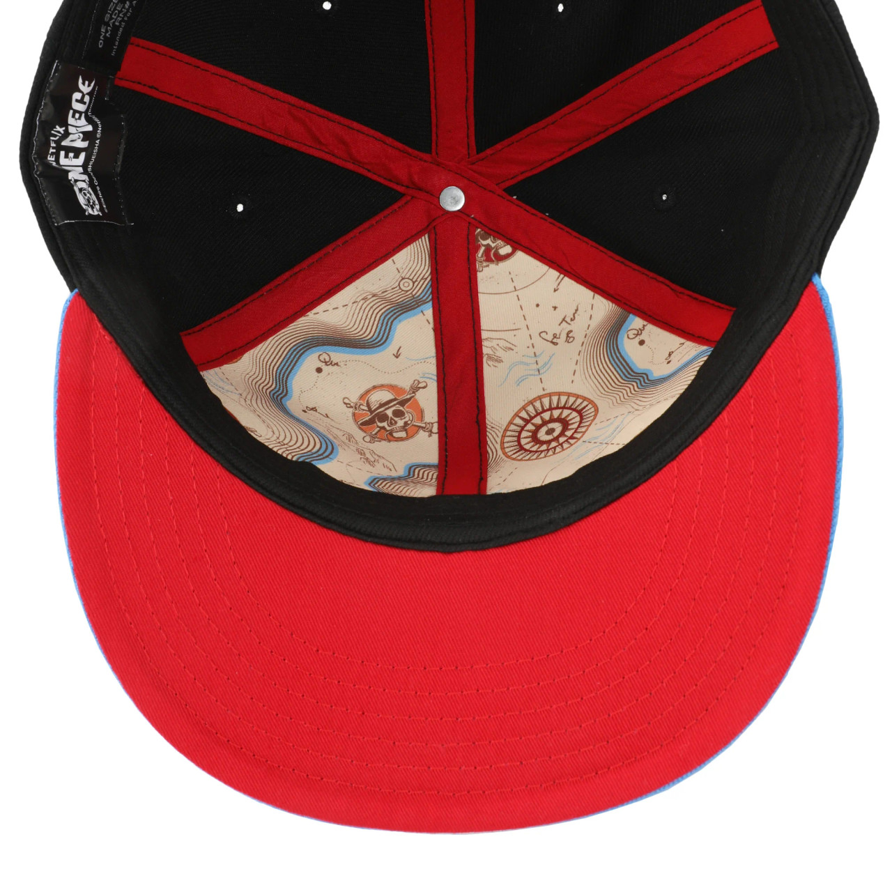 ONE PIECE PIRATES COMPASS BLACK SNAPBACK HAT (#197394909870) - LEVEL UP ...