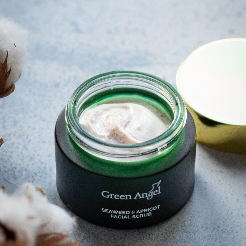 Green Angel Facial scrub Seaweed & Apricot : BeautyFeatures.ie