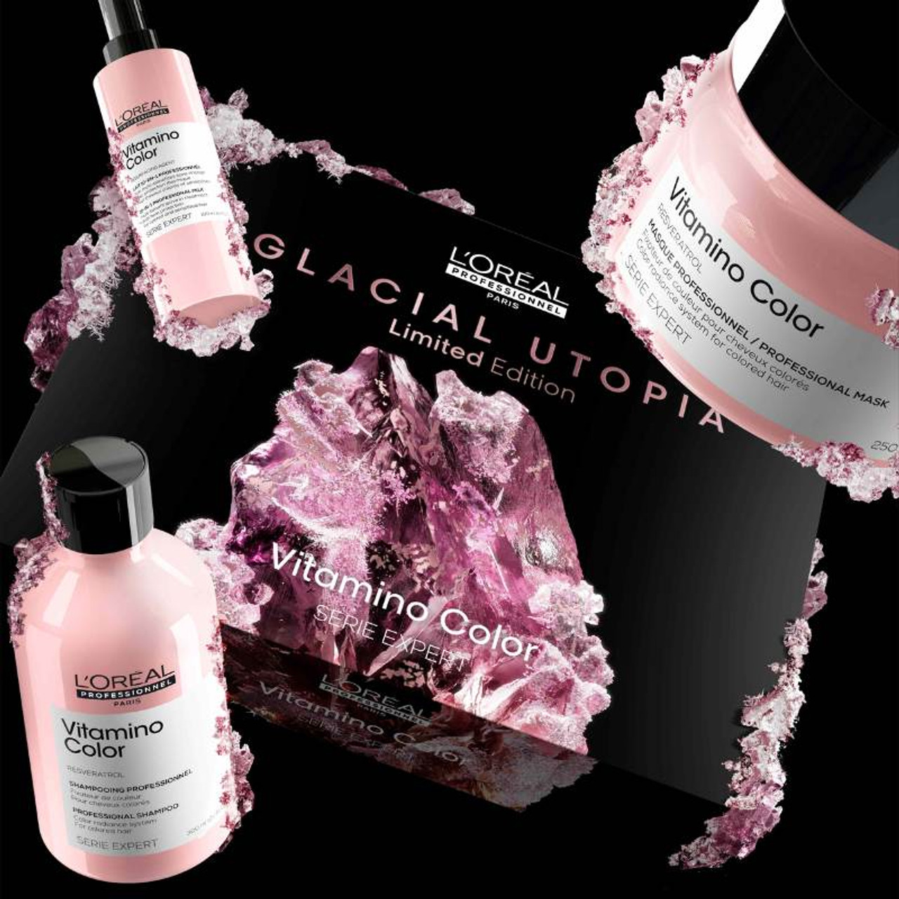 L Oreal Professionnel Serie Expert Vitamino Color Trio Geschenkset Fur Farbausstrahlung und Glanz BeautyFeatures .ie