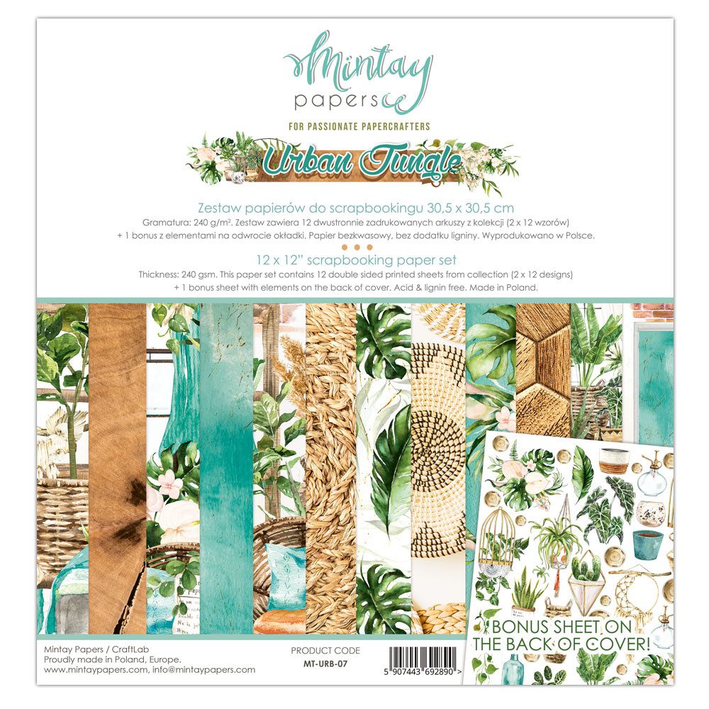Card Making & Stationery Paper Mintay *** LADY *** 12x12 Double Sided ...