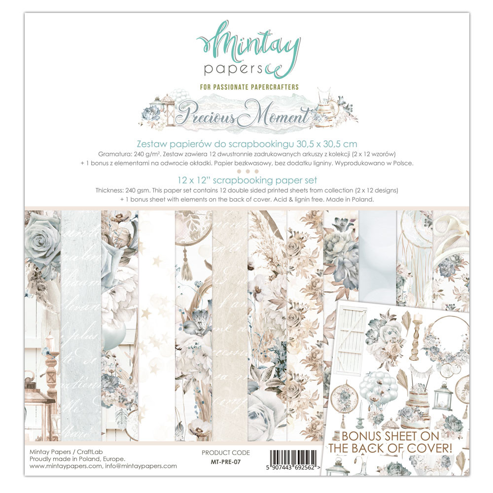 Card Making & Stationery Paper Mintay *** LADY *** 12x12 Double Sided ...