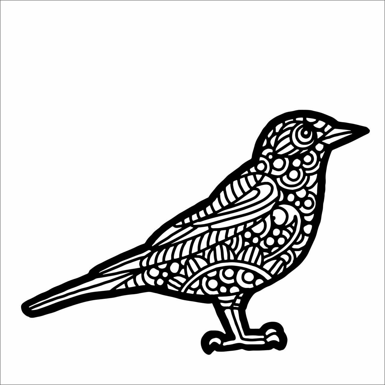 Crafters Workshop 6 x 6 Stencil - American Robin (TCW978) - The Rubber ...
