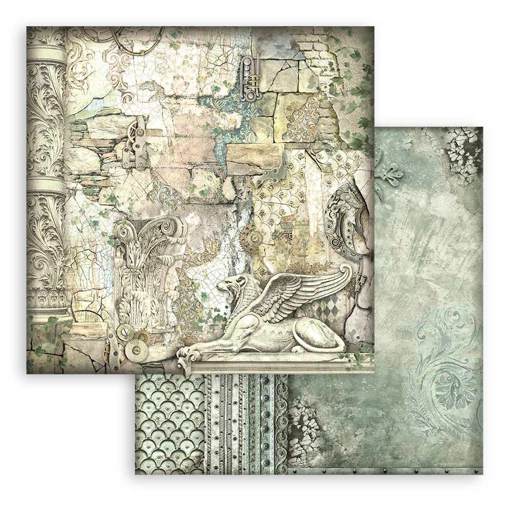 Stamperia - Magic Forest - Maxi Backgrounds 12x12 Paper Pad The Rubber ...