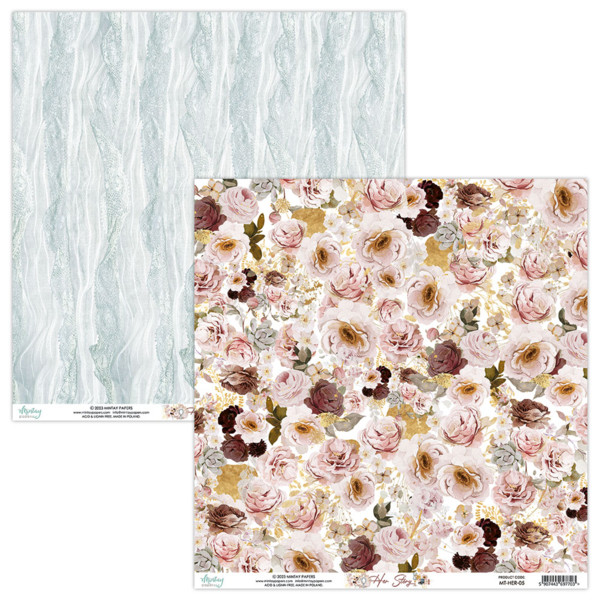 Mintay Papers - Her Story - 12x12 Scrapbook Paper 05 (MT-HER-05)- The ...