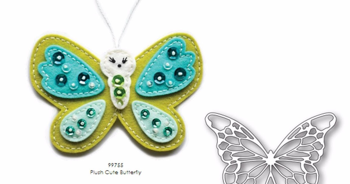 Memory Box - Craft Die - Plush Cute Butterfly (MB-99755) - The Rubber Buggy