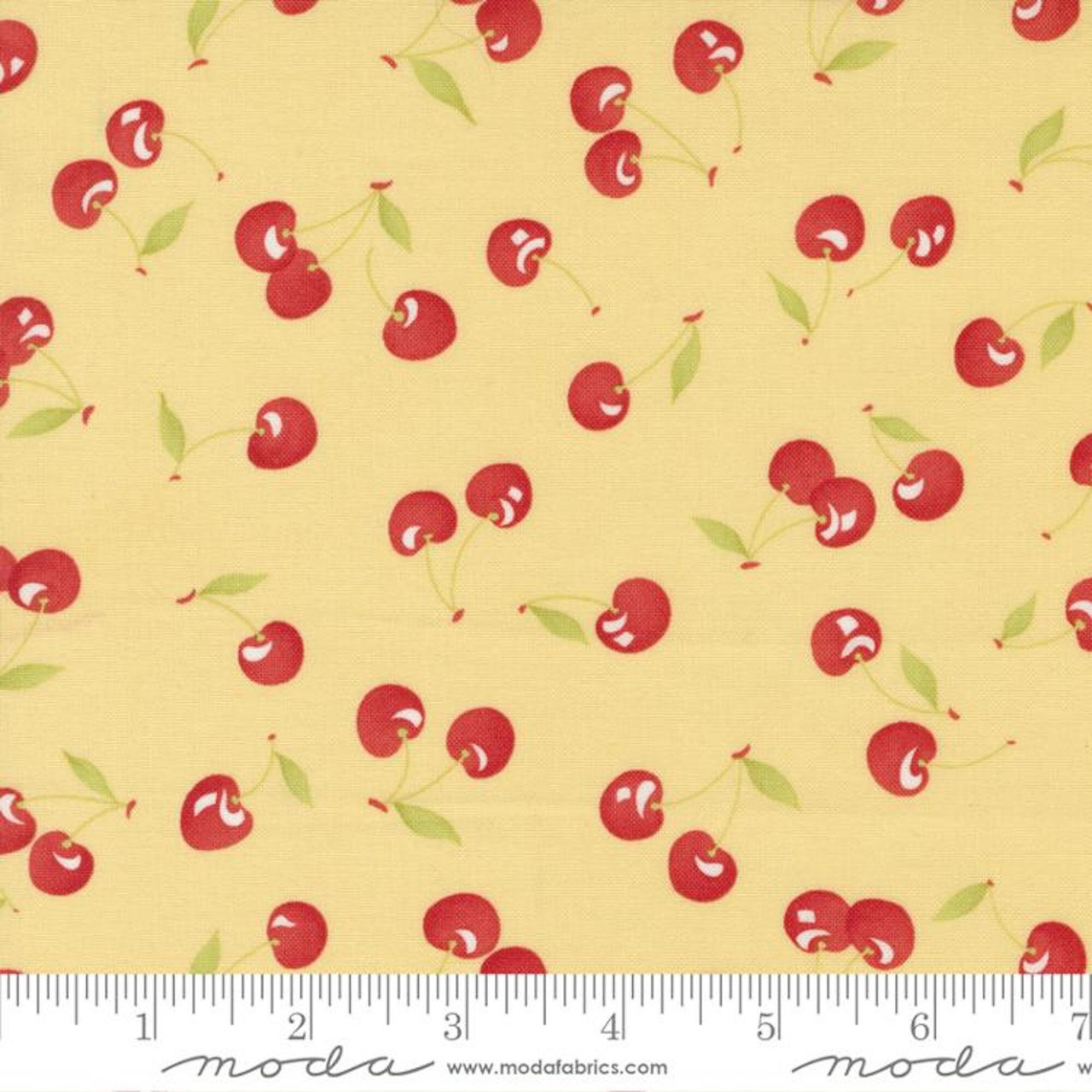 Moda Fabric - Fig Tree Fruit Cocktail - Pineapple 20464-18 - Sold by 1/ ...