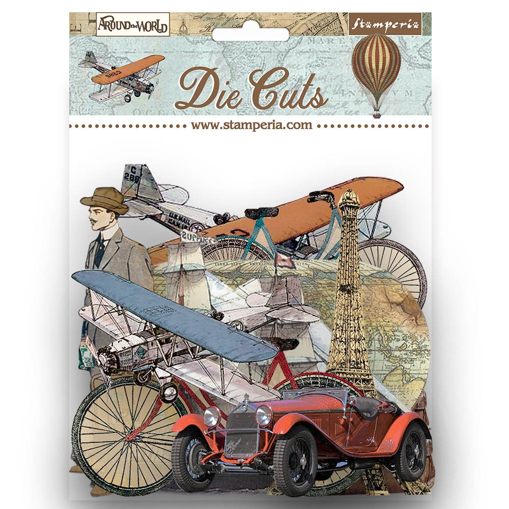 Stamperia - Around The World - Die Cut Assortment (DFLDC78) The Rubber ...