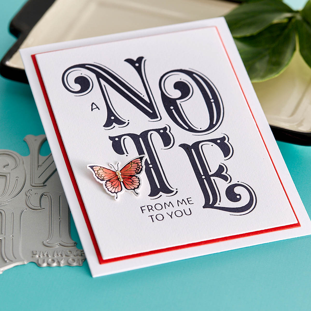 Spellbinders - BetterPress - A Note From Me to You Press Plate (BP-040 ...
