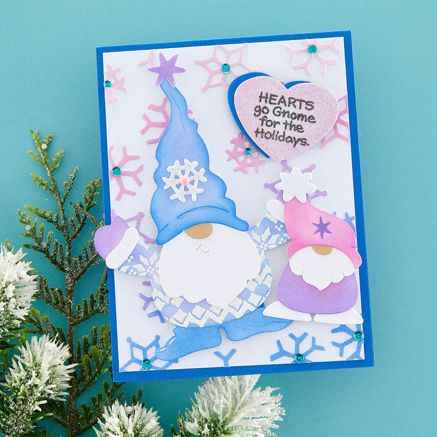Spellbinders - Stampendous Holiday Hugs - Gnome Hugs Etched Dies (S6 ...