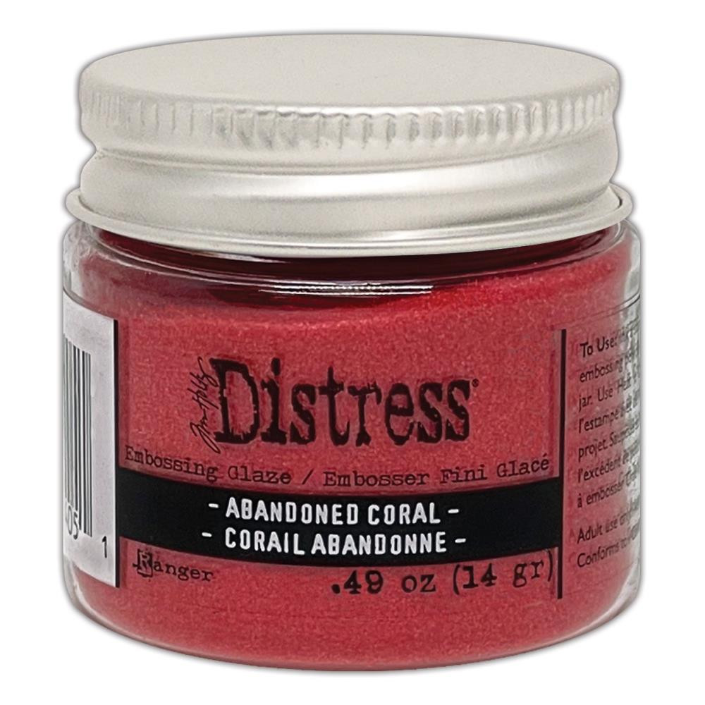 Tim Holtz - Distress Embossing Glaze - Abandoned Coral at The Rubber Buggy
