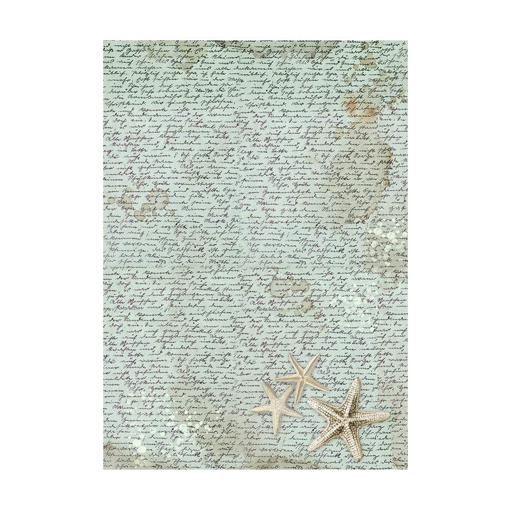 Stamperia - A6 Backgrounds Assorted Rice Paper Set - Songs Of The Sea ...
