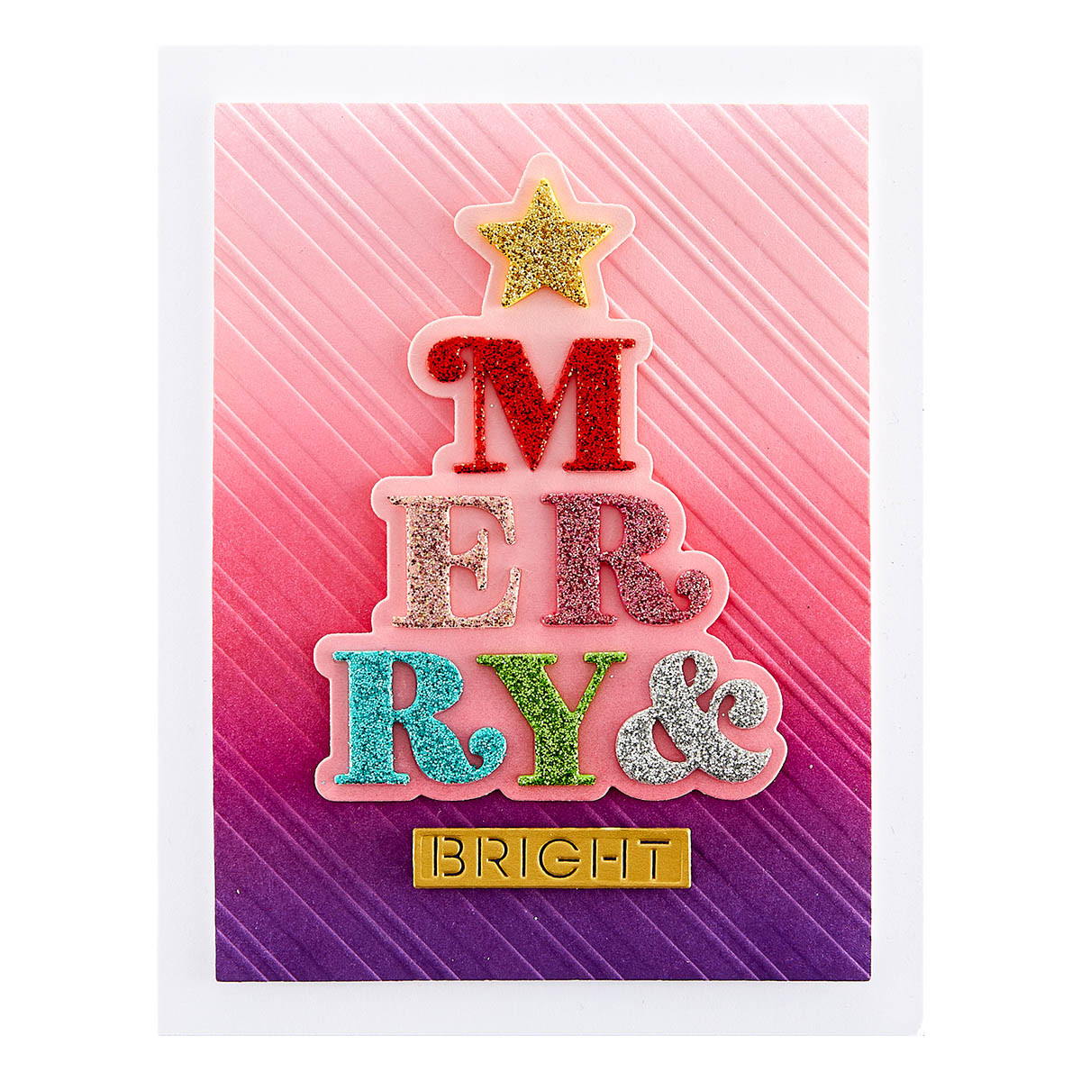 Spellbinders - Merry & Bright Collection - Peppermint Stripes Embossing ...