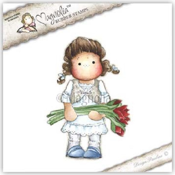 Magnolia Stamps - Tilda with Amaryllis - The Rubber Buggy