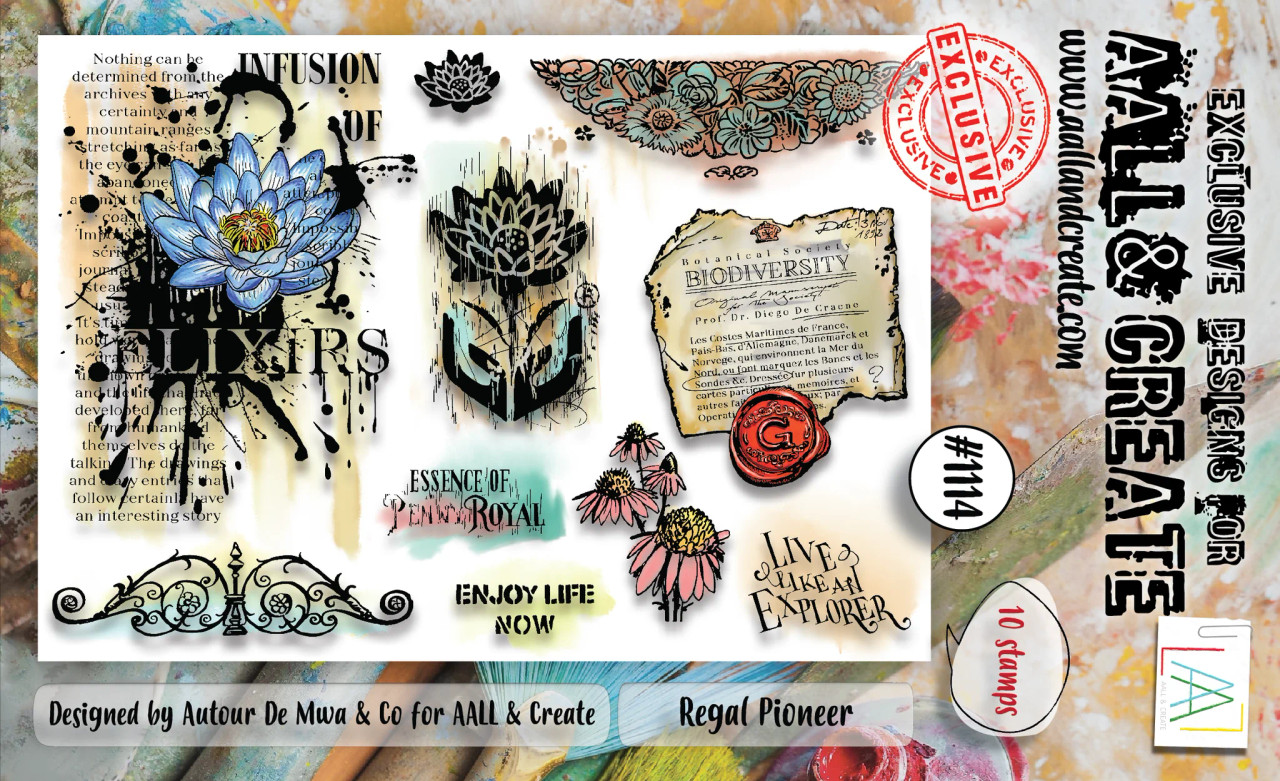 AALL & Create - Regal Pioneer Clear Stamp Set A6 (AALL-TP-1114) The ...