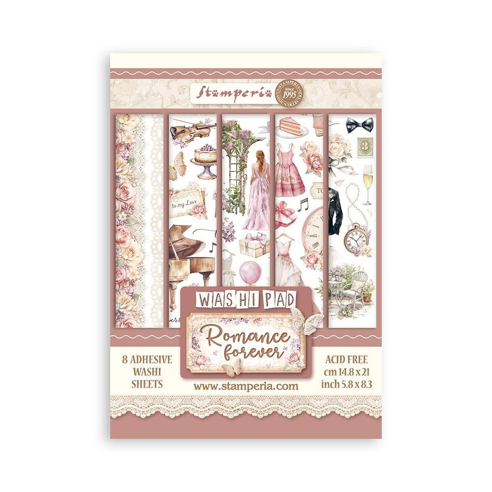 Stamperia - Romance Forever Ceremony - A5 Washi Pad (SBW02) - The ...