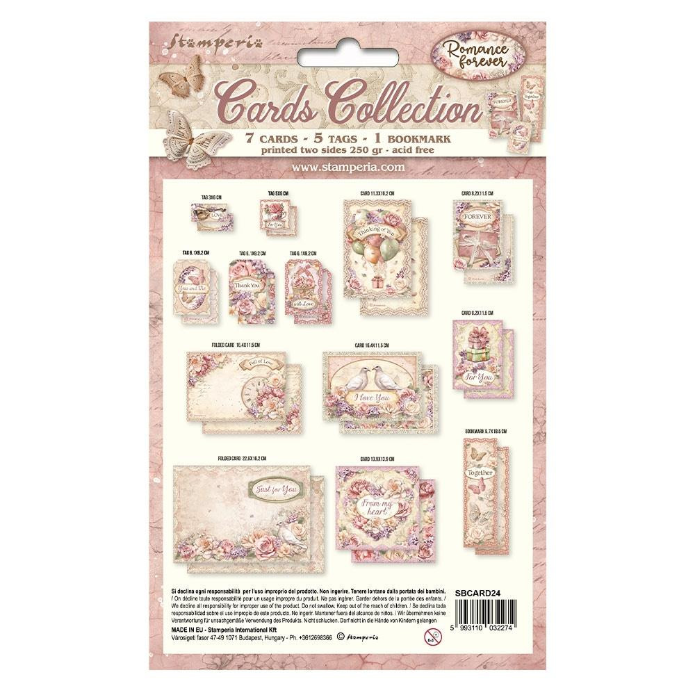 Stamperia - Romance Forever Ceremony - Cards Collection (SBCARD24) The ...
